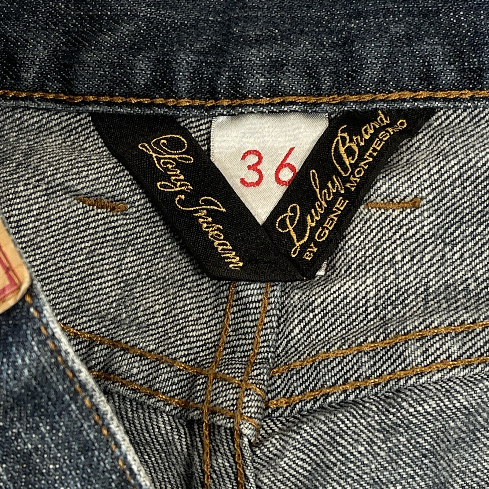 Lucky Brand Cut Off Shorts Size 36 Blue Jean Denim Jorts Outdoor 5" | eBay