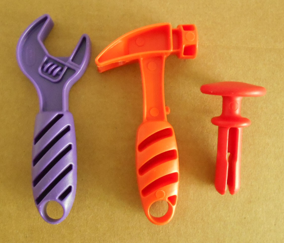 Little Tikes Replacement Tools Hammer Nail Wrench for Workbench P9 | eBay