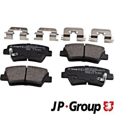 Disc Brake Pad Set Rear For HYUNDAI KIA SSANGYONG Accent IV Saloon ...