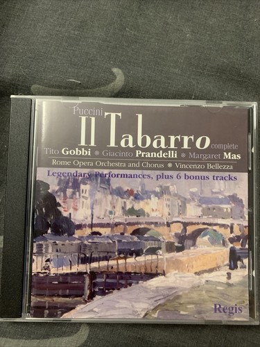 Puccini Il Tabarro complete Gobbi - Prandelli Mas Regis Cd(b66/3 ...
