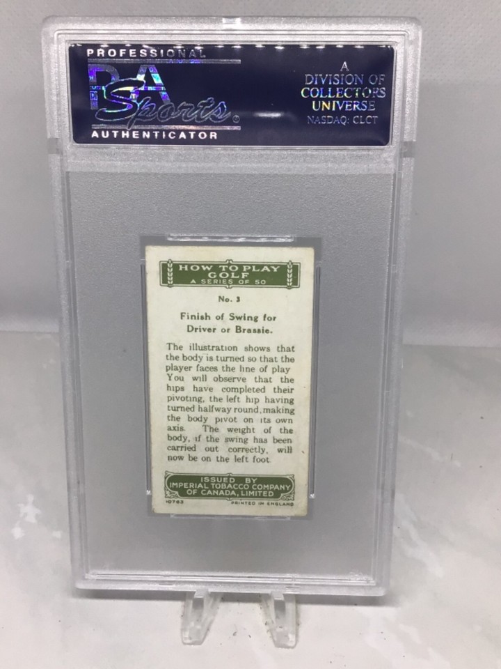 1925 Imperial How To Play Golf #3 Arthur Havers PSA 3 | eBay