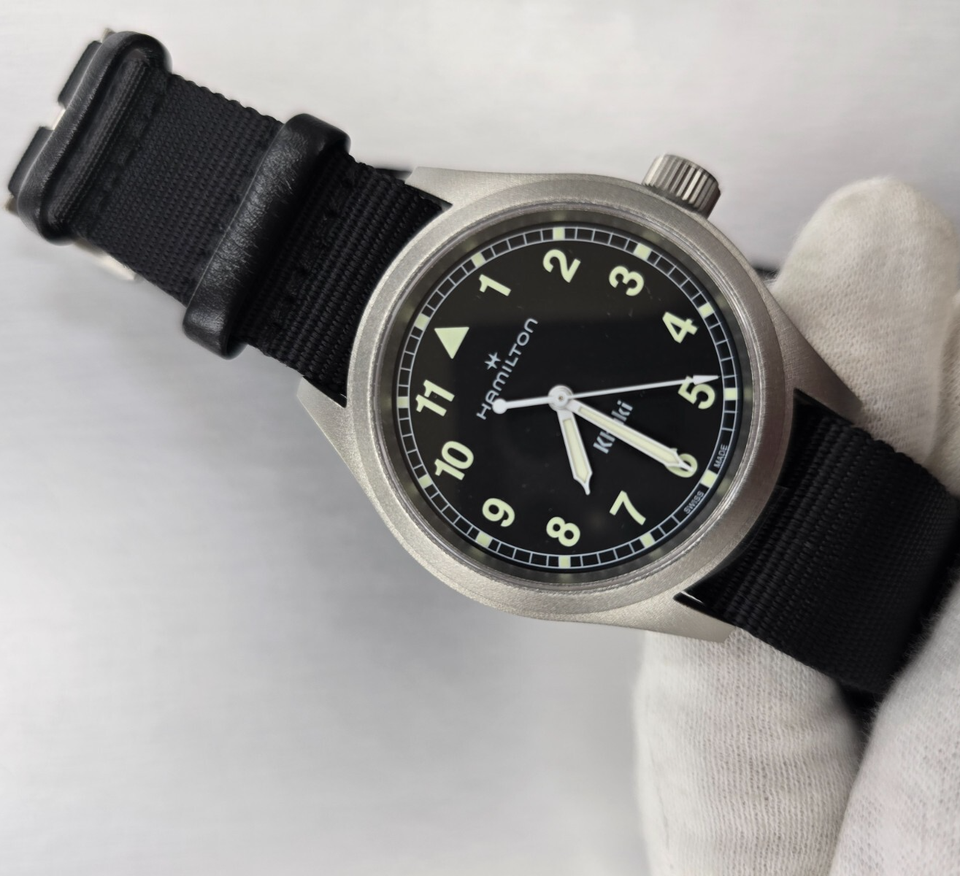 Hamilton Khaki Field Quartz 38mm Men's Watch H69401430 | eBay