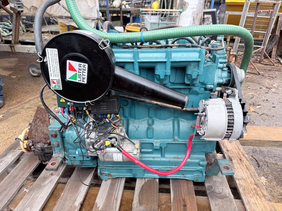 Marine engine Lister Petter LPWS4 40HP | eBay UK