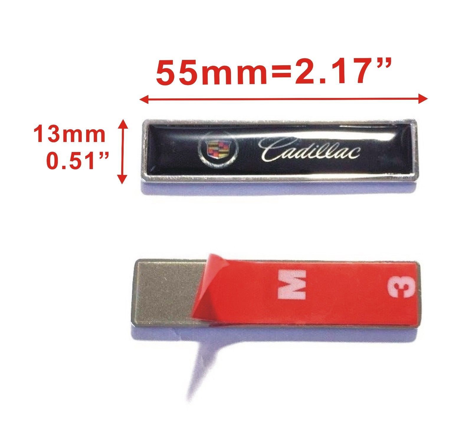 For Cadillac Luxury Auto Car Body Fender Metal Emblem Badge Sticker ...