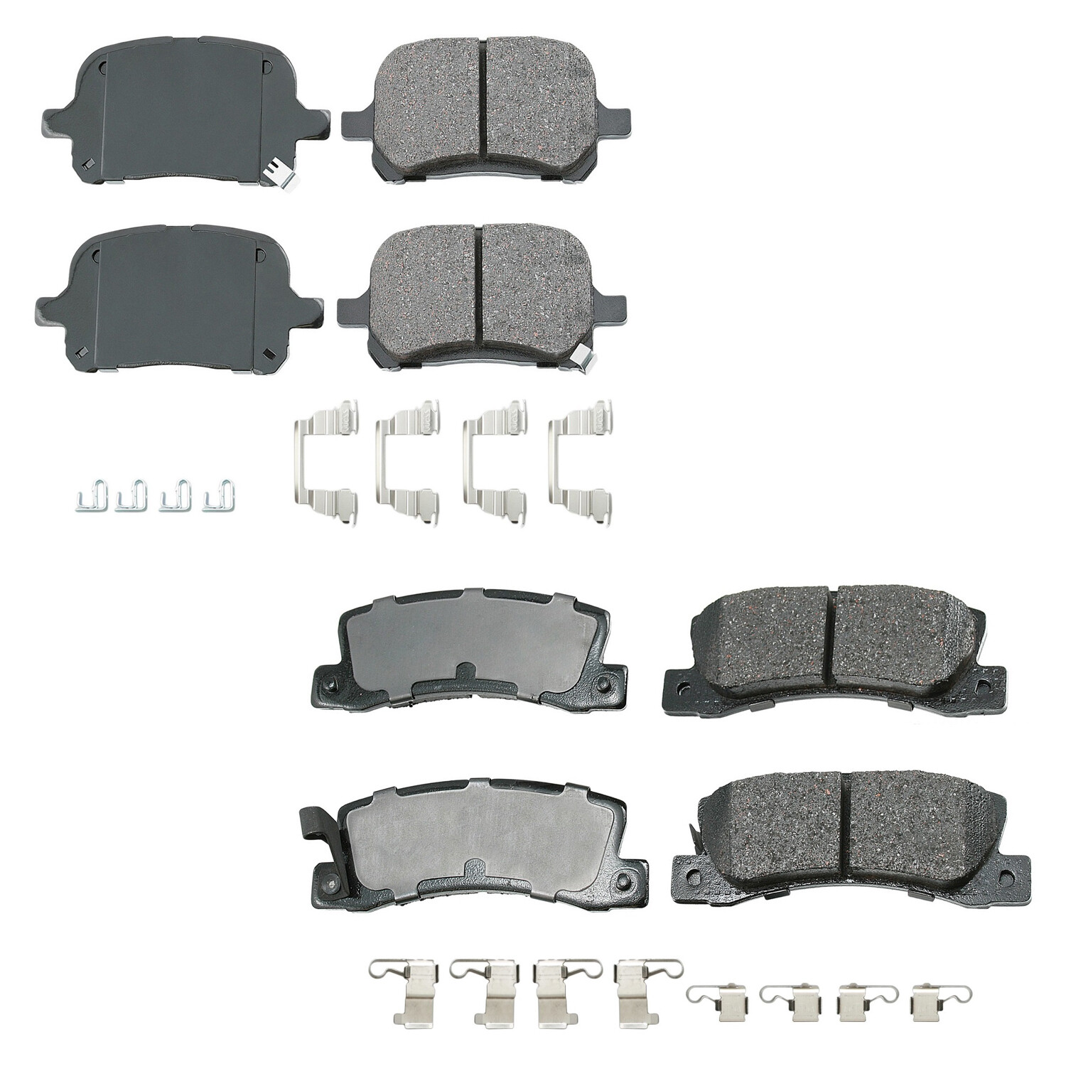 Akebono ProACT Front Rear Ceramic Brake Pad Set Kit for ES300 RX300 ...