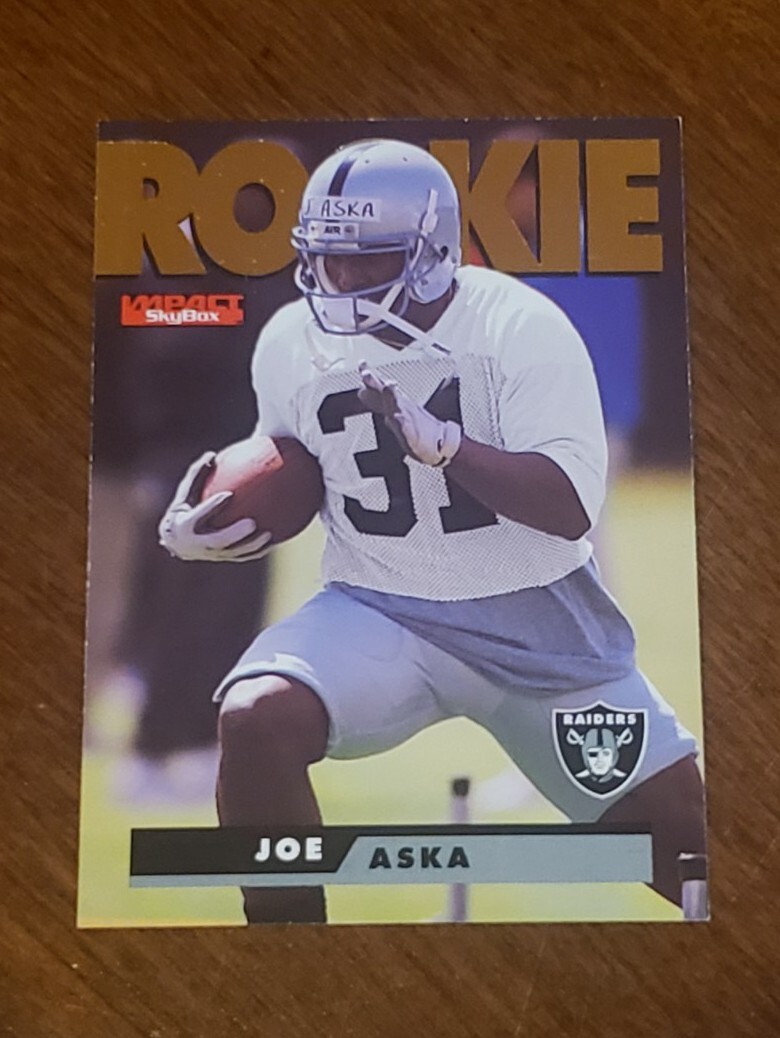 1995 SkyBox Impact Football #188 Joe Aska RC | eBay