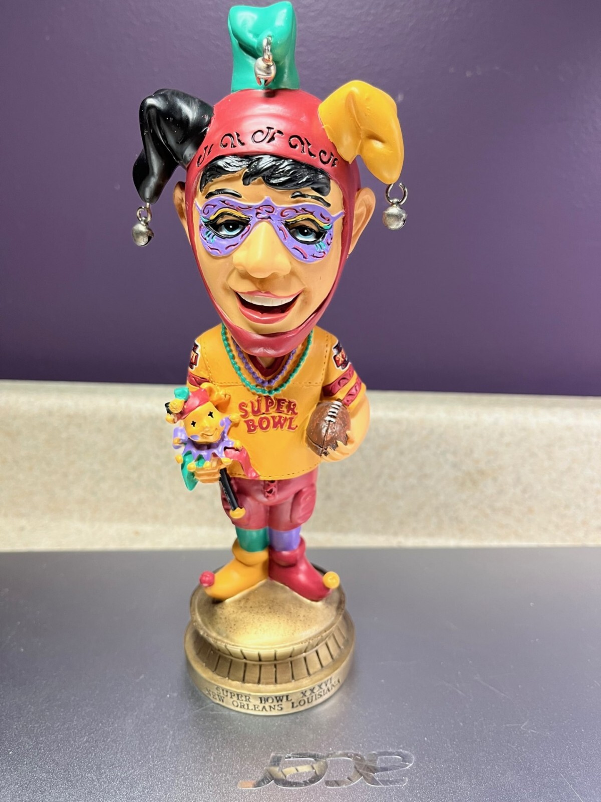 2002 SUPER BOWL XXXVI PART 2 OF 2 LIMITED EDITION JESTER USA BOBBLE ...