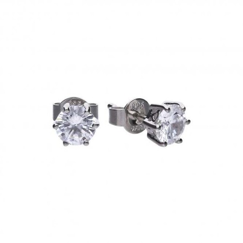 Diamonfire White Zirconia Solitaire Prong Setting Earrings E5582 | eBay