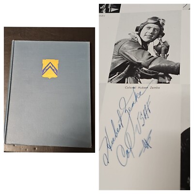 WW2 56th Fighter Group War Book 1st Ed Signed Hubert Zemke P-47 ...
