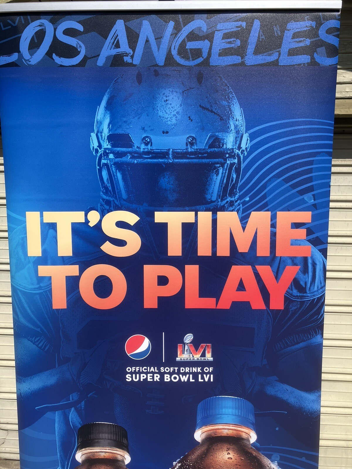 Pepsi NFL Super Bowl LVI ADVERTISING BANNER Game Day Display7ft ...
