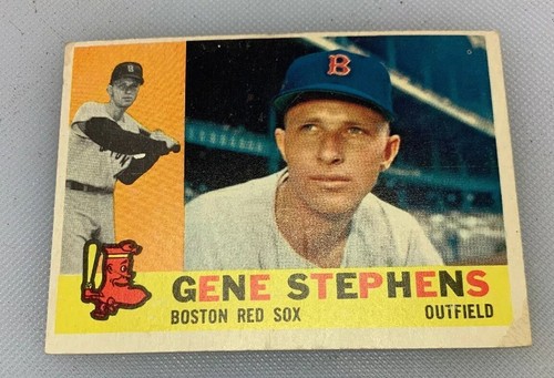1960 Topps # 363 Gene Stephens Boston Red Sox Baseball Card | eBay
