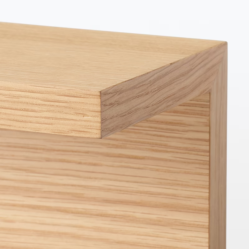 MUJI wall mounted furniture shelves Oak veneer 30cm | eBay