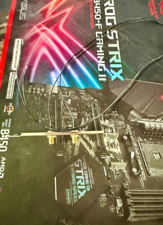 ASUS ROG Strix B450-F Gaming II + Samsung 1TB SSD 980 + Intel WLAN ...