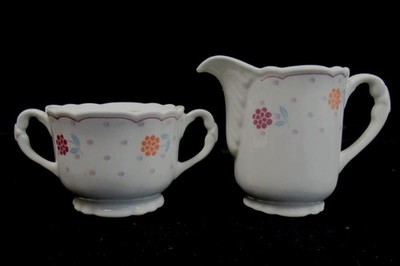 Vintage Arita Santa Clara Coquette Creamer & Sugar Bowl Set - No Lid | eBay