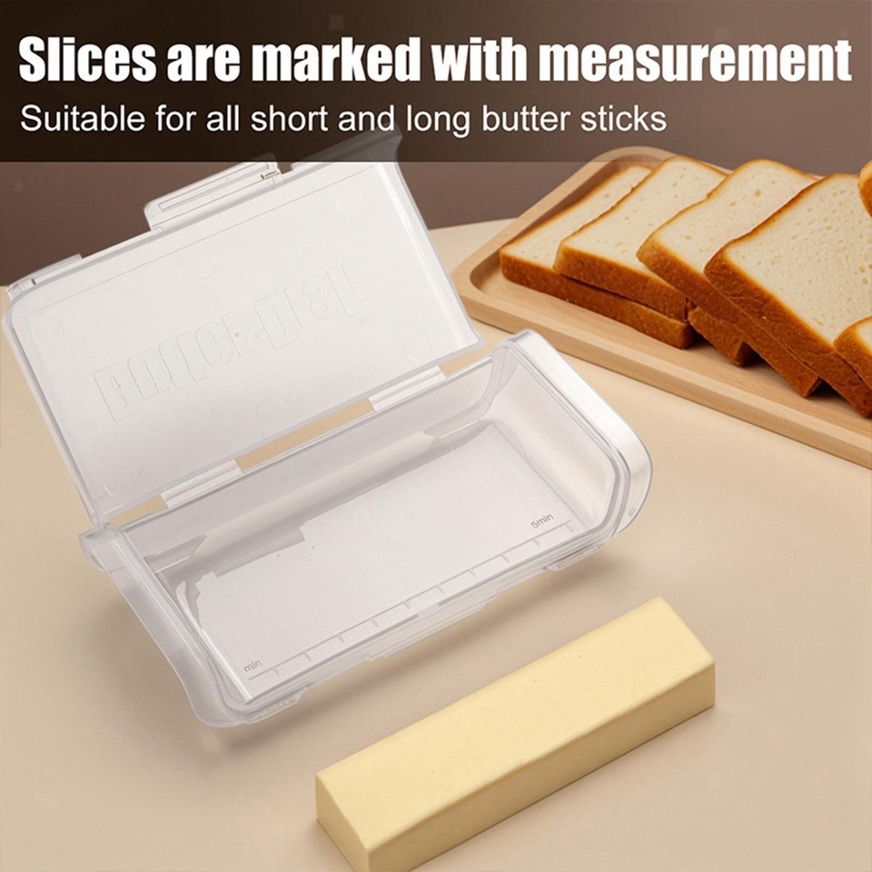 Butter Storage Box Cheese Slicers Cheese Storage Lock Multipurpose ...