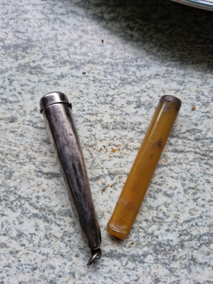 Antique Silver Cheroot Case | eBay UK