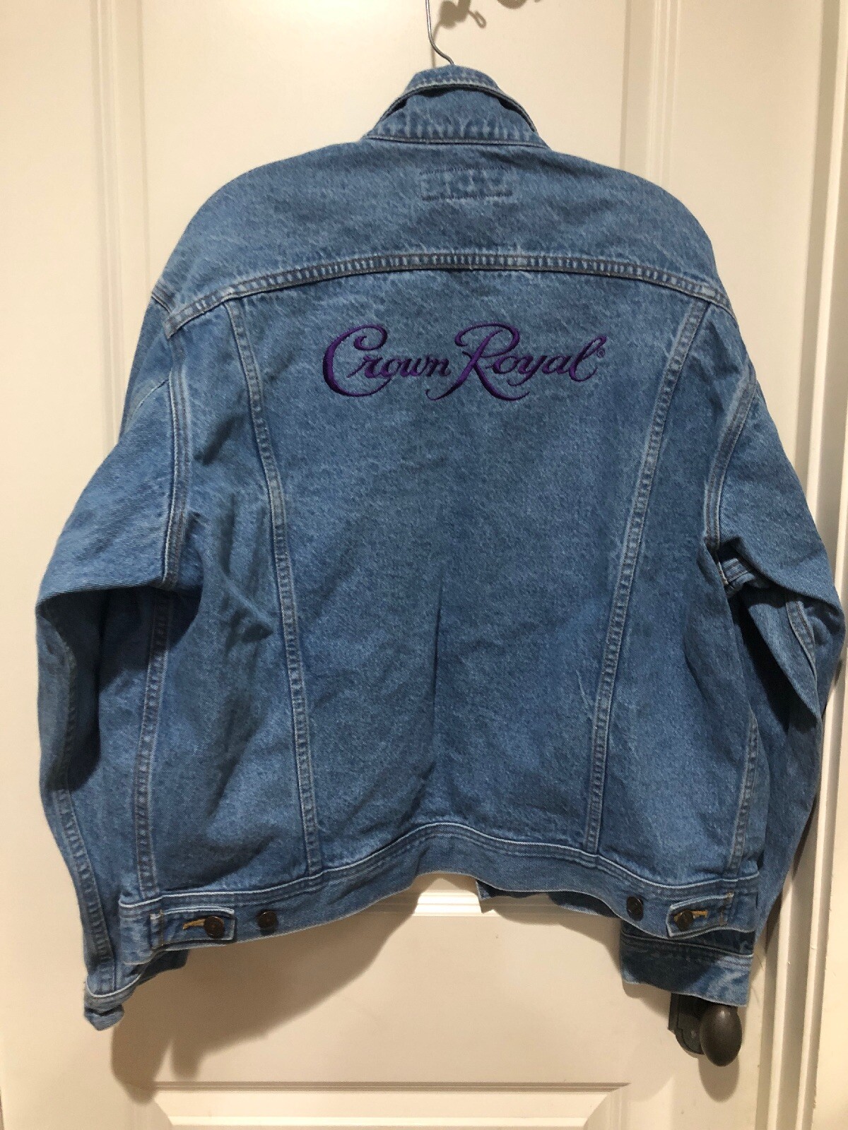 LEE Classic Denim CROWN ROYAL BLUE JEAN JACKET EMBROI… - Gem