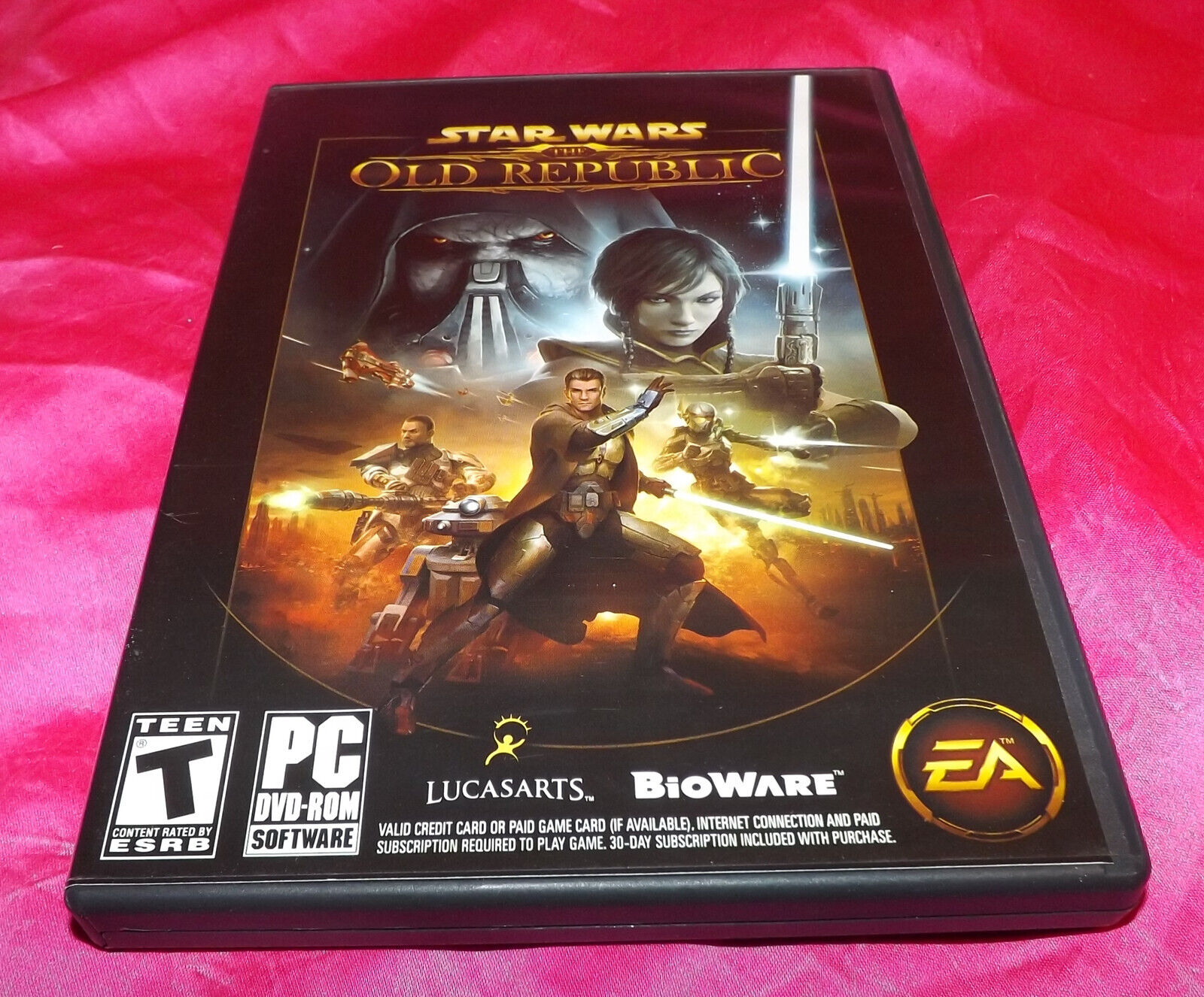 🎮 PC DVD-ROM STAR WARS THE OLD REPUBLIC COLLECTION 3 DISC GAME COMPLETE ...