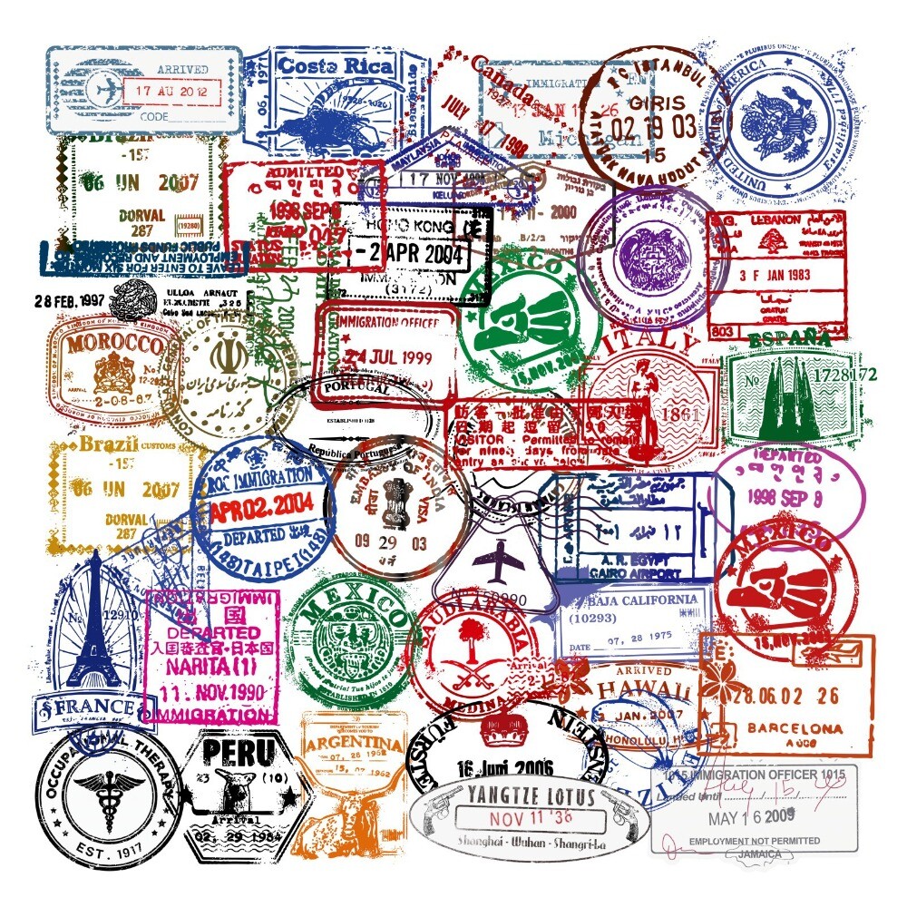 Passport Stamps Travel