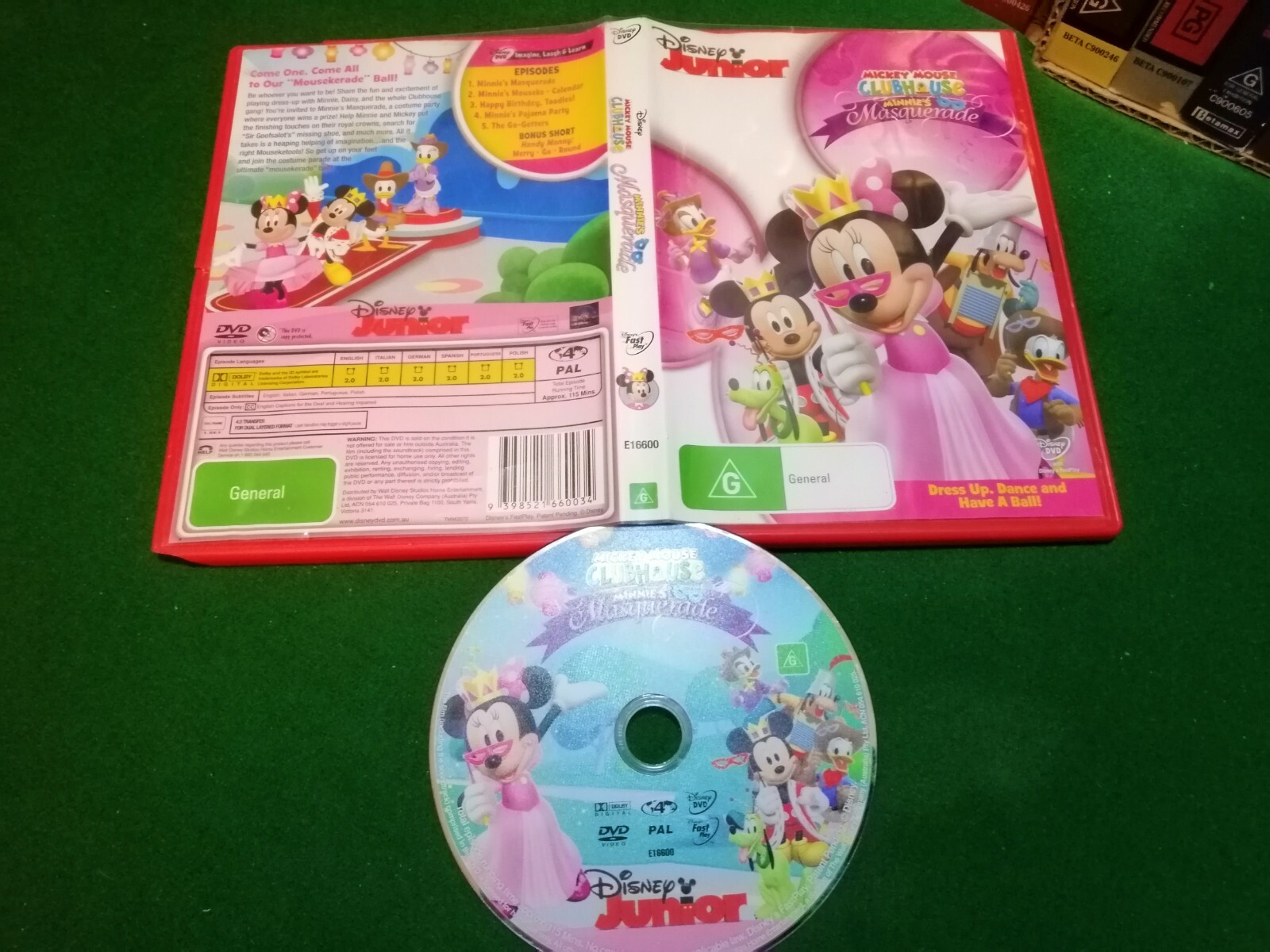 DISNEY JUNIOR - MINNIES MASQUERADE (5 Episodes + Bonus Short Handy ...