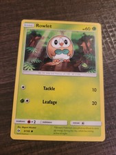 Rowlet Pokemon Cards - Find Pokemon Card Pictures With Our Database ...