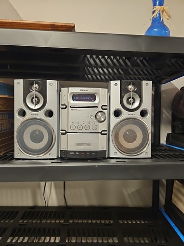 Sony CMT-HPX9 Mini Micro Hi-Fi Component Shelf System AM/FM CD Cassette ...