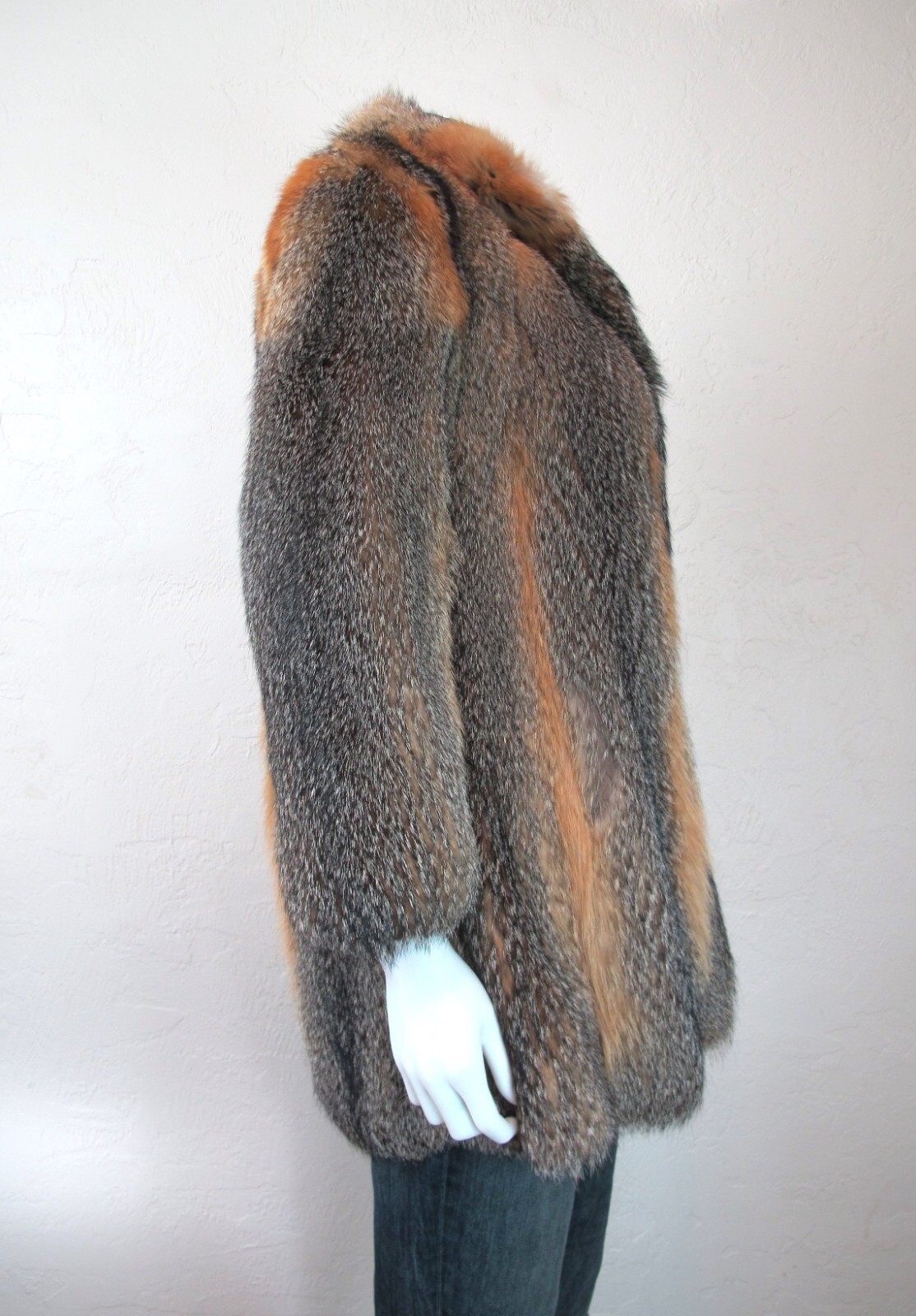 Gorgeous Victor Furs Highland Park Illinois Fox Fur Jacket Coat | eBay