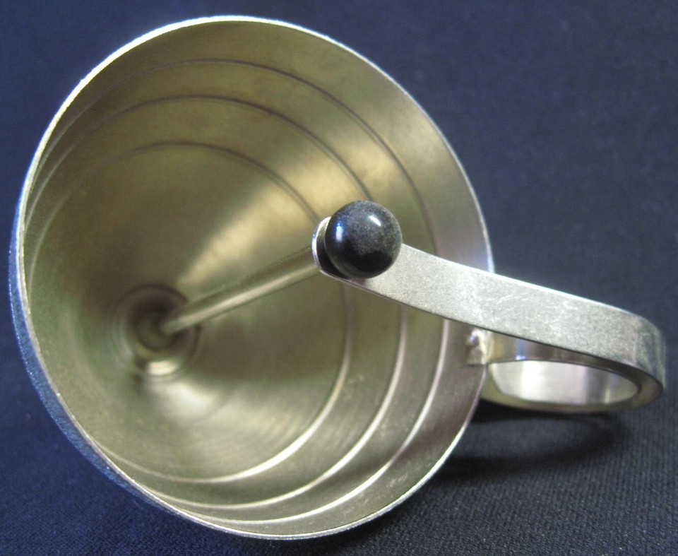 Napier Rhodium Plated Push Button " Funnel Jigger " High End even for ...