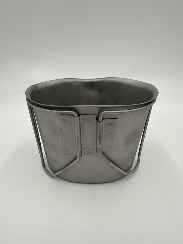 NEW GENUINE USGI MILITARY SURPLUS METAL CANTEEN CUP ARMY USMC | eBay