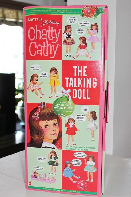 1999 Mattel Holiday Chatty Cathy Reproduction 1960 Doll #23783 for sale ...