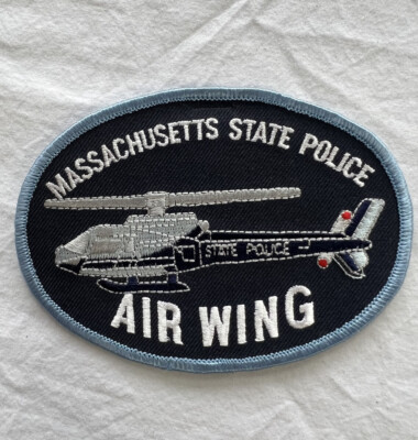 VTG MASSACHUSETTS State Rare 4.2”x 3.2” Police AIR WING Brand New | eBay