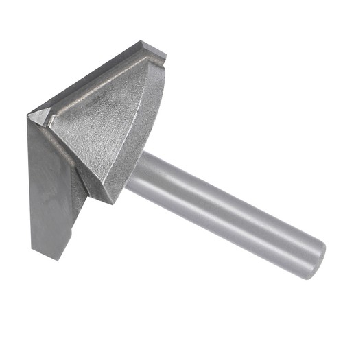 V Groove Router Bit, 32mm Cut 6mm Shank 120 Degree, Carbide Tip V ...