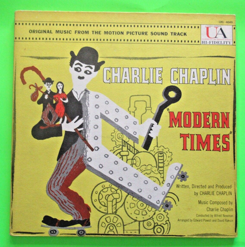CHARLIE CHAPLIN MODERN TIMES / PROMO COPY SOUNDTRACK OST LP VINYL ...