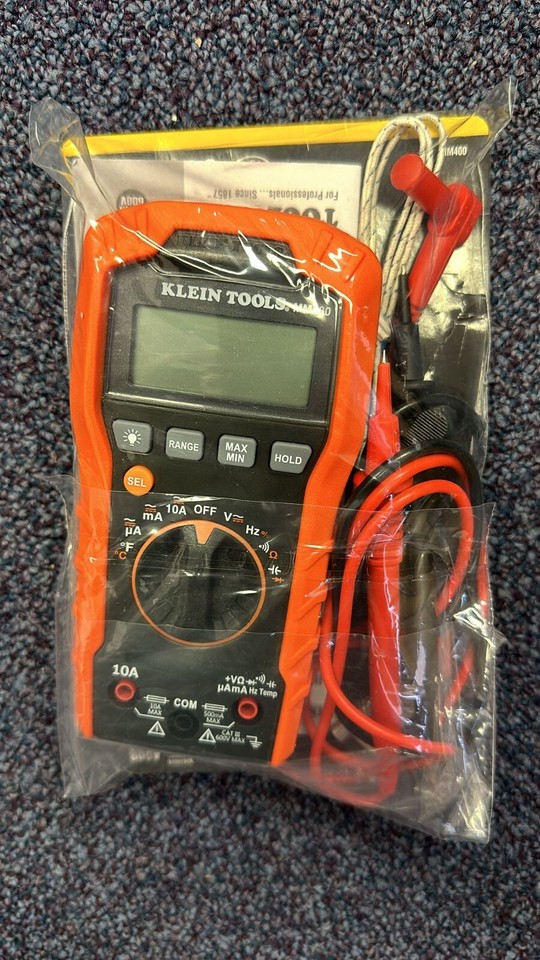 Klein MM400 Digital Multimeter, CAT III, 600V - OPEN BOX | eBay