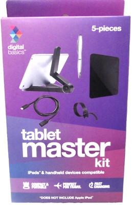 New Digital Basics Tablet Master 5 Piece Kit for iPads & Handheld Devices | eBay