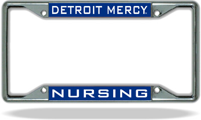 Detroit Mercy Nursing License Plate Frame | eBay