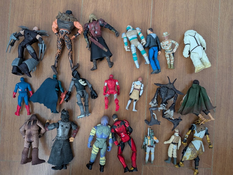 Job Lot of Action Figures Mixed vintage and modern toys (3) | eBay UK