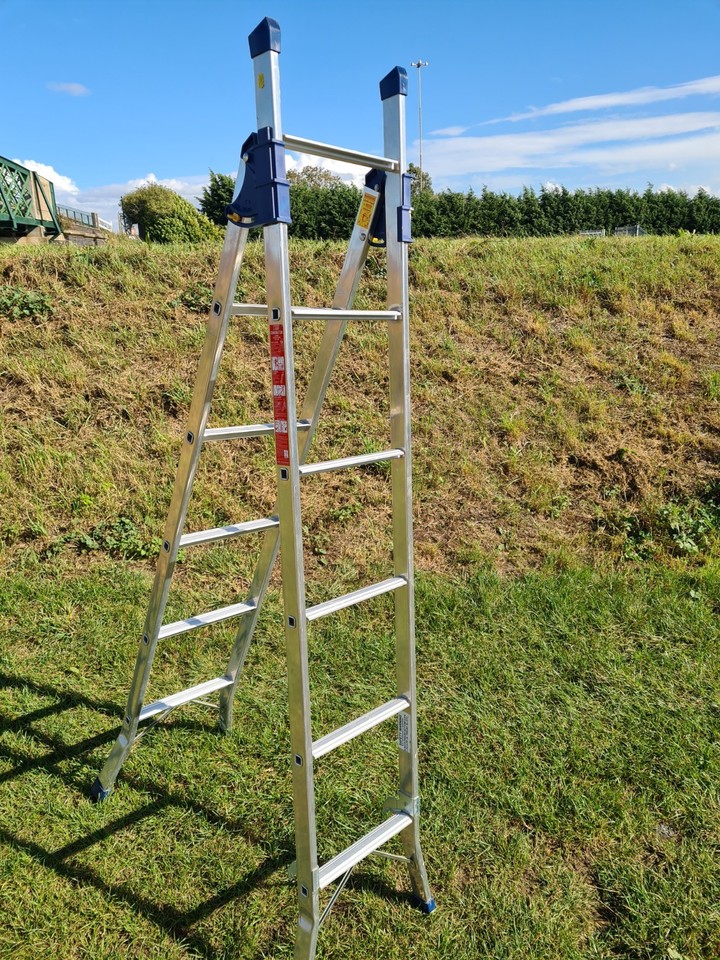 LIGHTWEIGHT ALUMINIUM YOUNGMAN DOMESTIC 3 WAY COMBINATION LADDER/STEPS ...
