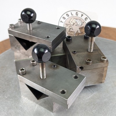 Precision V-Blocks Tapped Clamp Mill Vise Fixture USA Machinist ...