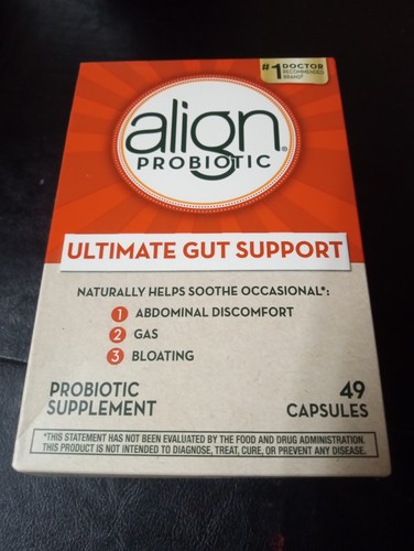 Align Probiotic Ultimate Gut Support Supplement - 49 Capsules Exp: 11/ ...