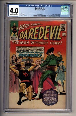 Daredevil #5 CGC 4.0 OW-W pages Dec 1964 Marvel 1st Matador | eBay