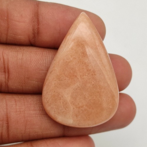 Peach Color Amazonite Cabochon Semi Precious Loose Gemstone For Pendant ...