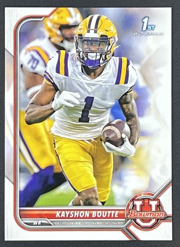 KAYSHON BOUTTE 2022 Bowman U #35 Kayshon Boutte LSU Tigers | eBay