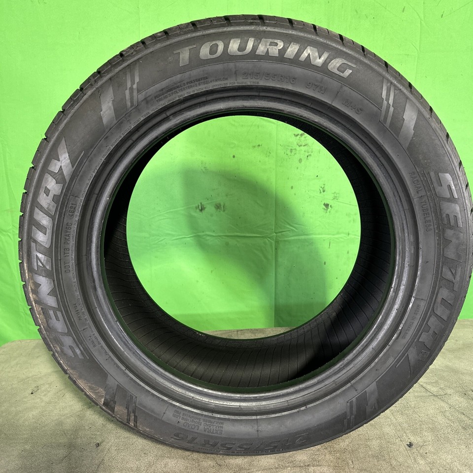 Pair,Used-215/55R16 Sentury Touring 97H 8/32 DOT 4621 | eBay
