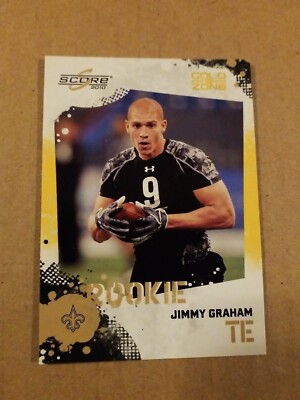 2010 Panini Score Jimmy Graham #357 Rookie RC Gold Zone 290/299 | eBay