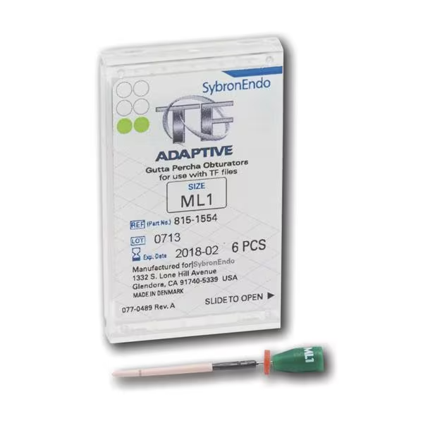Kerr Dental Endodontics TF Adaptive Gutta Percha Obturators ML1 6pk 815 ...