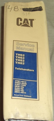 CAT CATERPILLAR TH62 TH63 TH82 TH83 TELEHANDLER SERVICE SHOP REPAIR ...