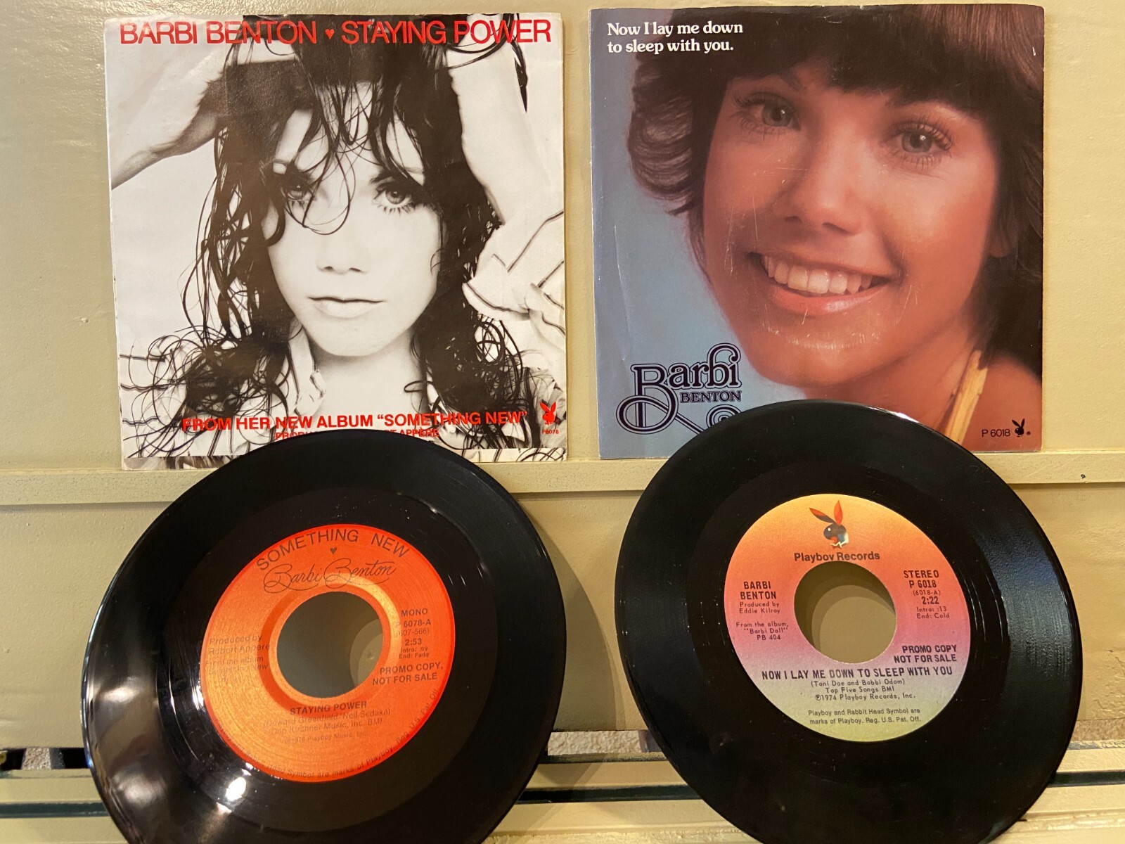 BARBI BENTON (Lot 2) - Staying Power - 45rpm & Picture Sleeve N/M | eBay
