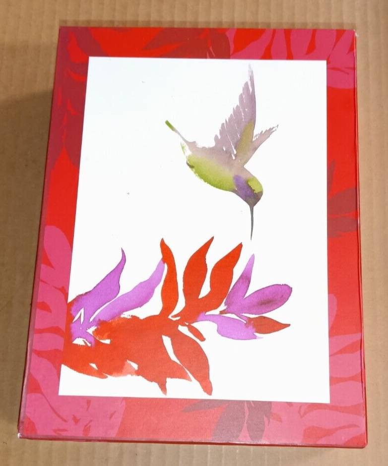 Box 19/20 Papyrus Hummingbird Blank Greeting Card-Two Different Designs ...