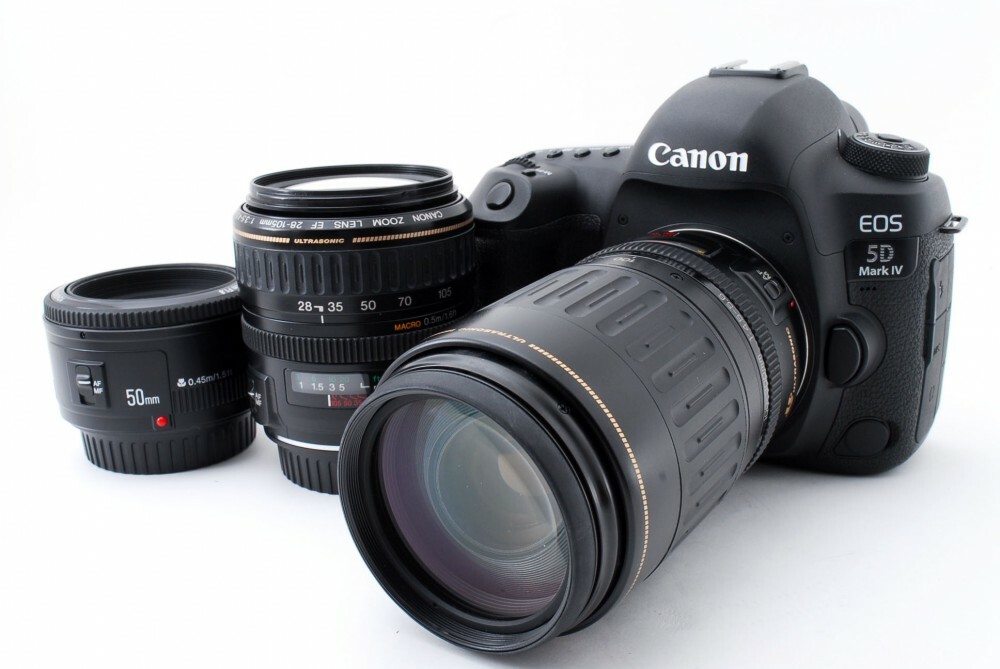 Canon EOS 5D Mark IV 30.4MP 28-105/100-300/50mm Lens [Exc+++ Canon EOS 5D Mark IV 30.4MP 28-105/100-300/50mm Lens [Exc+++